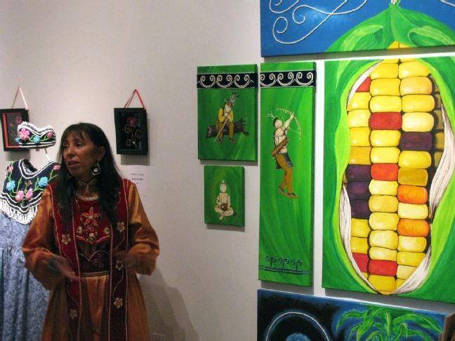Mohawk art exhibit opens at the Tahawus Lodge | Sun Community News ...