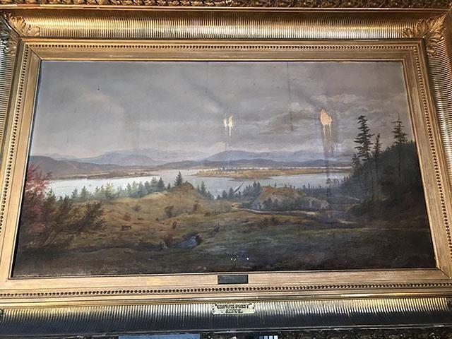 Sherman Library unveils restored painting | Sun Community News PORT ...