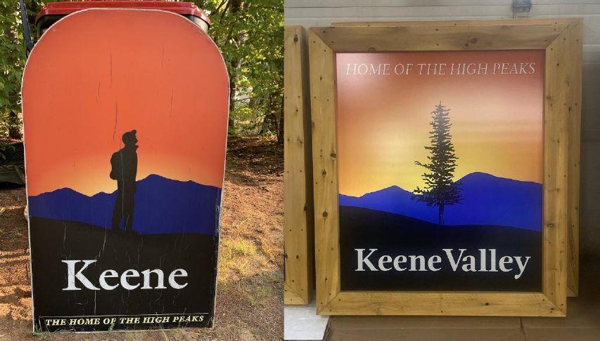 Keene auctions off iconic welcome signs | Sun Community News KEENE ...
