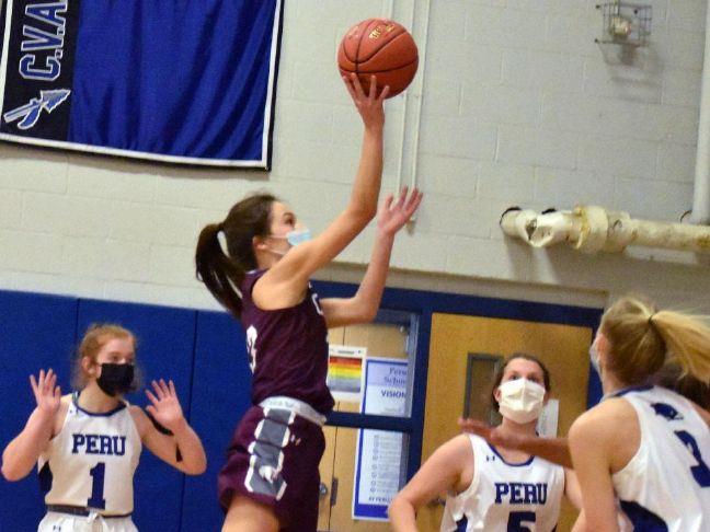 CVAC girls: Cougars best 'Hawks | Sun Community News PERU | A balanced ...
