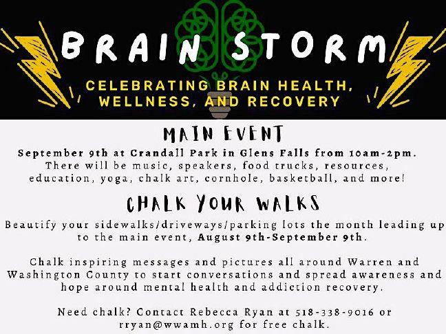 'Brain Storm' event to celebrate mental health | Sun Community News ...
