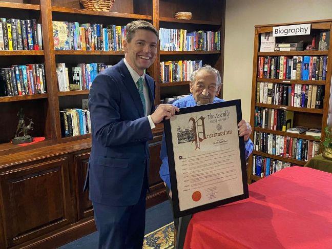 Dr. Munk honored on his 98th birthday | Sun Community News PLATTSBURGH ...