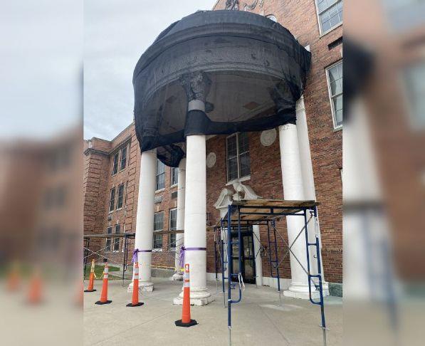 Community asked to support high school portico repair efforts | Sun ...