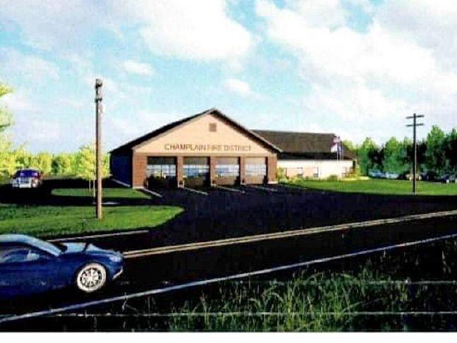 Champlain Fire District presents plan for new fire station | Sun ...