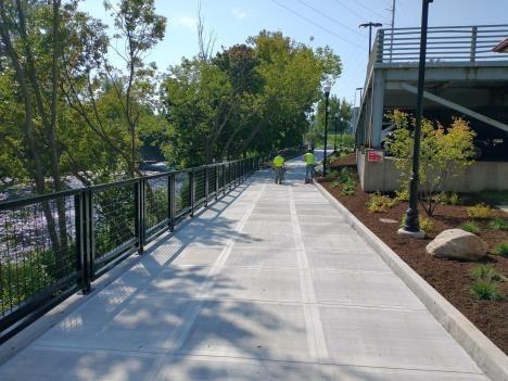 Construction of Saranac Riverwalk completed | Sun Community News ...