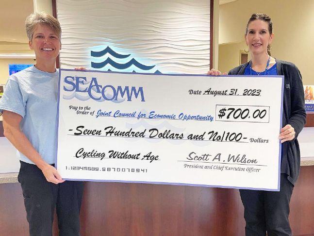 SeaComm supports Cycling Without Age | Sun Community News PLATTSBURGH ...