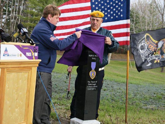 Purple Heart Trail marked at Battlefield Memorial Gateway Park | Sun ...