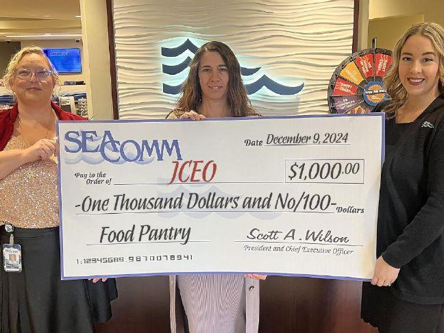 SeaComm continues support of JCEO Food Pantry | Sun Community News ...