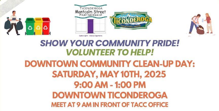 Ti Spring Clean-up Day is May 10 | Sun Community News TICONDEROGA | The ...