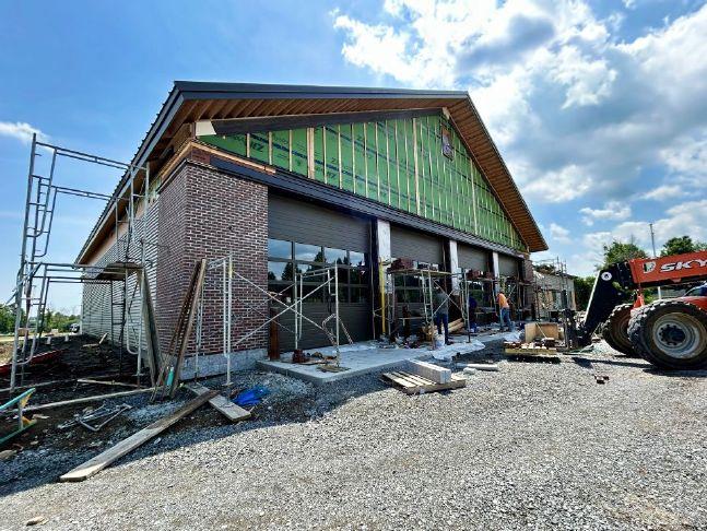 Champlain fire station build looks to August completion | Sun Community ...