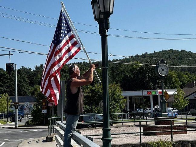 Black Brook's vandalized flags replaced | Sun Community News BLACK ...