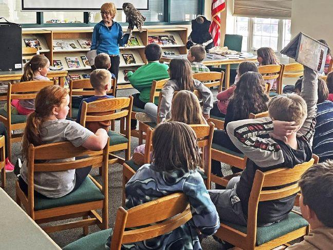 Bolton Central School students meet two special owls | Sun Community ...